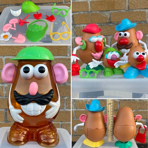 Hasbro | Toys | Giant Mr Potato Head Container 2 Regular Potato Heads 2 ...